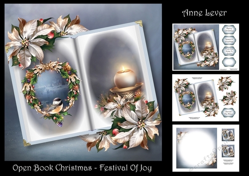 Open Book Christmas - Festival Of Joy - CUP886229_1763 | Craftsuprint