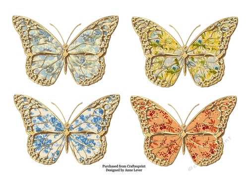 Floral Butterfly - Individual Butterflies Sheet 2 - CUP892363_1763 ...