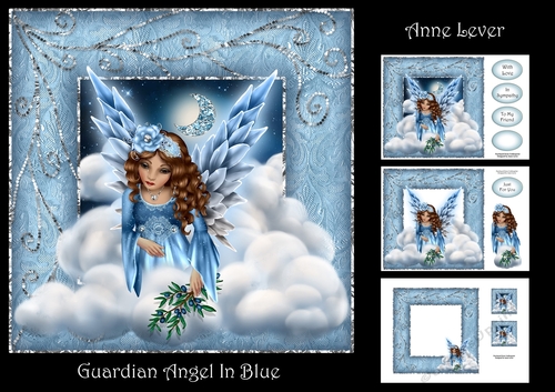 Guardian Angel In Blue - CUP912329_1763 | Craftsuprint
