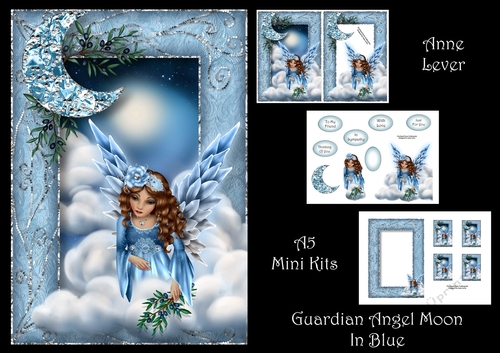 Guardian Angel Moon In Blue - CUP912333_1763 | Craftsuprint