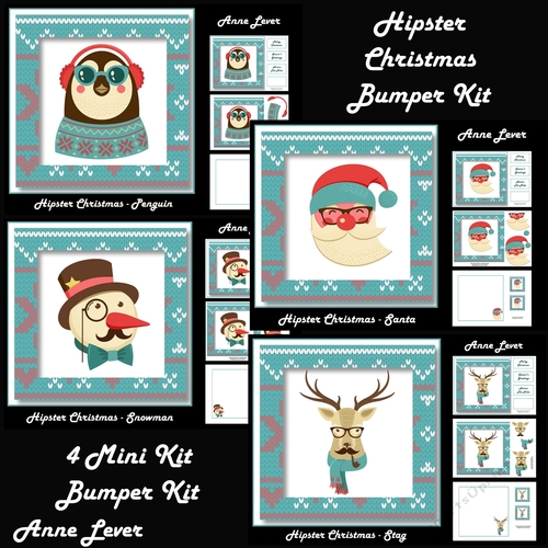Hipster Christmas Bumper Kit - CUP930810_1763 | Craftsuprint