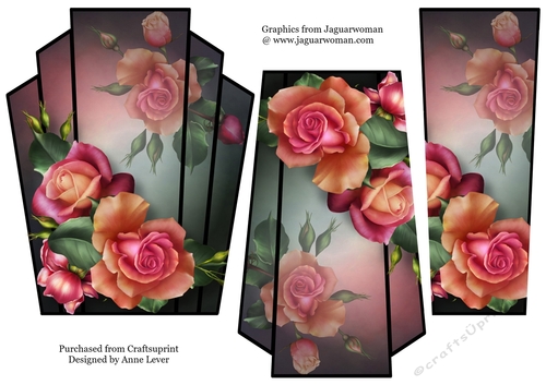 Persian Roses Art Deco Stacker - CUP969998_1763 | Craftsuprint