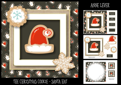 The Christmas Cookie - Santa Hat - CUP991547_1763 | Craftsuprint