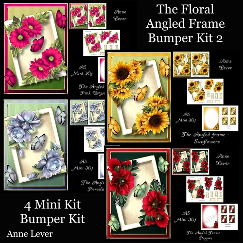 The Floral Angled Frame Bumper Kit 2 - CUP996103_1763 | Craftsuprint