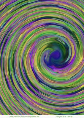 Multi Coloured Swirl Background Sheet 4 - CUP224536_822 | Craftsuprint