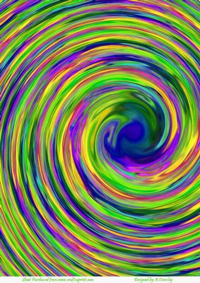 Neon Swirl Background Sheet 4 - CUP224540_822 | Craftsuprint