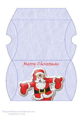 Santa Pillow Box - CUP95039_822 | Craftsuprint