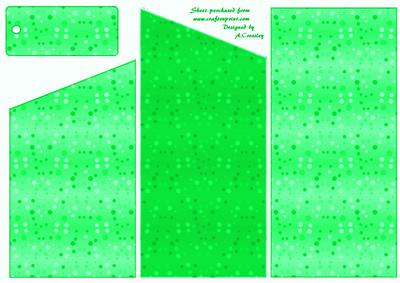Green Cascade Sheet - CUP97848_822 | Craftsuprint