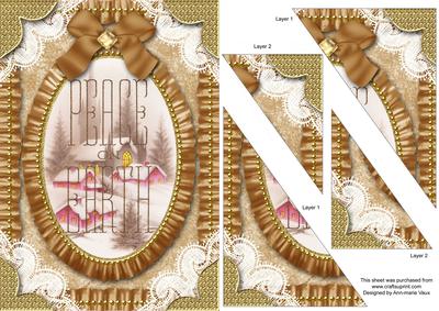 Peath on Earth Duo Corner A5 Stacker - CUP105908_10 | Craftsuprint