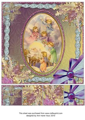 Guardian Angels Ice 8inch Picture Sheet - CUP151398_10 | Craftsuprint