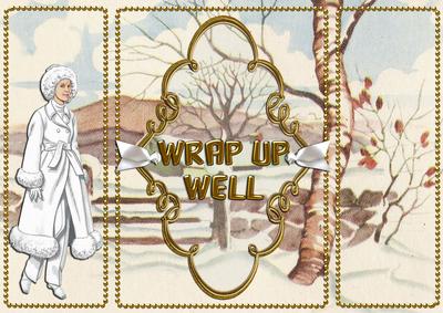 Wrap Up Well This Winter Tri-fold Card - CUP159133_10 | Craftsuprint