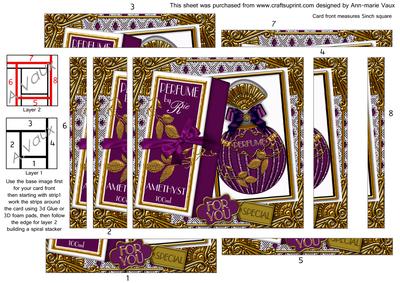 Amethyst Boxed Perfume 5in Spiral Edge Stacker - CUP194496_10 ...