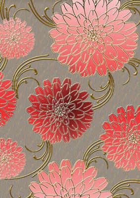 Pink Tones 1 Mega Flowers A4 Backing Paper - CUP227811_10 | Craftsuprint