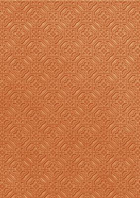 Burnt Orange Aztec Embossed A4 Backing Paper - CUP253038_10 | Craftsuprint