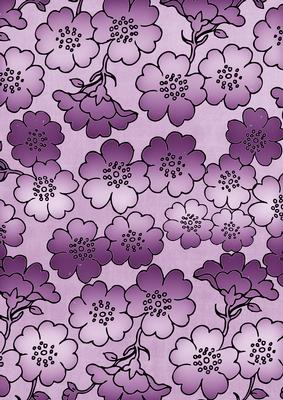 Lilac Metallic All Over Floral Blossom A4 Backing Paper - CUP254122_10 ...