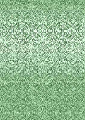 Mint Green Aztec Metallic A4 Backing Paper - CUP255383_10 | Craftsuprint