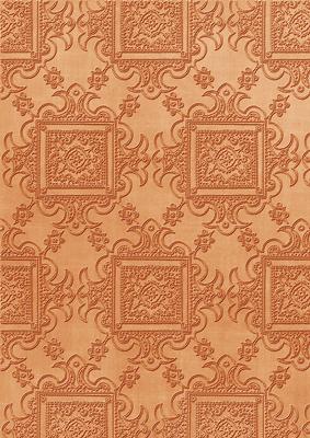 Burnt Orange Embossed Pattern A4 Backing Paper - CUP258040_10 ...