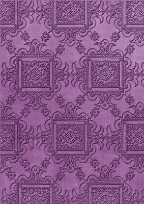 Purple Embossed Pattern A4 Backing Paper - CUP258041_10 | Craftsuprint