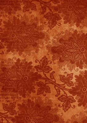 Burnt Orange Regal Pattern Dark A4 Backing Paper - CUP258972_10 ...