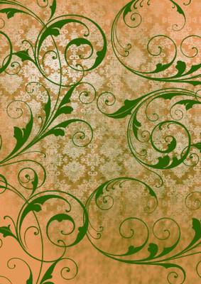 Jewelled Gold Christmas Tree Swirls Backing Paper - CUP26352_10 ...