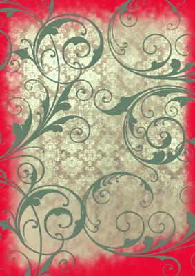 Christmas Poinsettia Window Swirls Backing Paper - CUP26602_10 ...