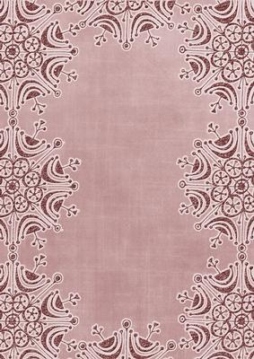 Dusky Pink Snowflake Glitter Border A4 Backing Paper - CUP277033_10 ...