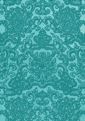 Teal Embossed Glitter Pattern A4 Backing Paper - CUP278522_10 ...