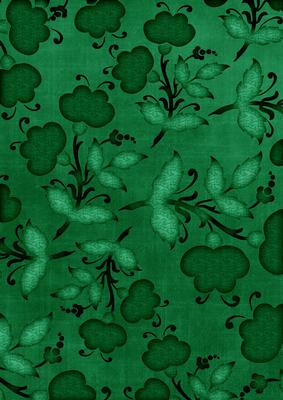 Dark Green Floral Pattern A4 Backing Paper - CUP282425_10 | Craftsuprint