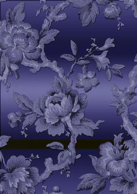Dark Blue Metallic All Over Rose A4 Backing Paper - CUP282610_10 ...