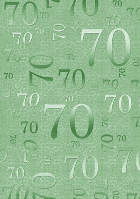 Mint Green Metallic 70th Birthday A4 Backing Paper - CUP315022_10 ...