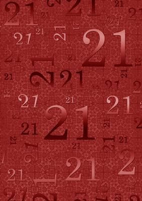 Dark Red Metallic 21 Birthday A4 Backing Paper - CUP319504_10 ...