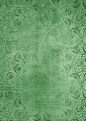 Mint Snowflake Dark Border A4 Backing Paper - CUP360485_10 | Craftsuprint