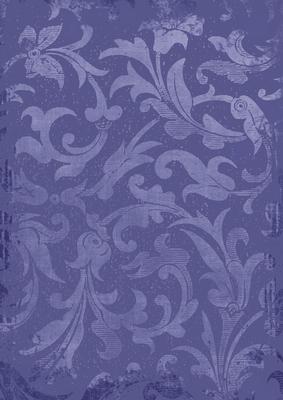 Dark Blue Aged Scrolls A4 Backing Paper - CUP369708_10 | Craftsuprint