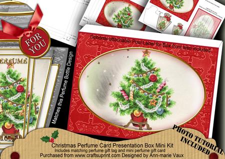 Christmas Tree Perfume Presentation Box - CUP551369_10 | Craftsuprint
