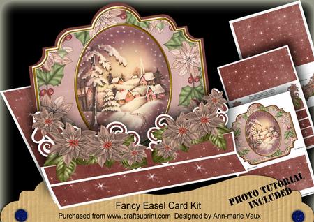 Christmas Snowy Village 3D Easel Card Mini Kit - CUP552284_10 ...