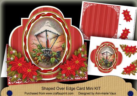 Red Lantern Fancy Shaped Over 3D Mini Card Kit - CUP572864_10 ...