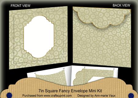 Olive Beaded Fancy 7x7inch Easy Envelope Mini Kit - CUP600409_10 ...