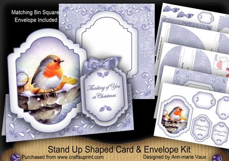 Blue Robin Thinking of You Fancy Stand Up Card Kit - CUP626889_10 ...