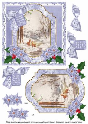 Snow Deer Wonderful Time 6in Christmas Step by Step - CUP633461_10 ...