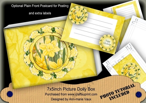 Happy Daffodils 7x5in Presentation Box - CUP981930_10 | Craftsuprint