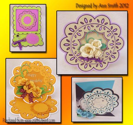 Fancy Scallop Card / / - CUP704226_1492 | Craftsuprint