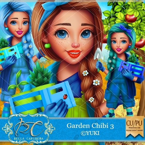 Garden Chibi 3 , CU/PU from Bella Caribena - CUP1044840_95298 ...