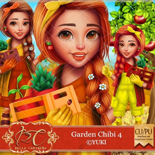 Garden Chibi 4 , CU/PU from Bella Caribena - CUP1044841_95298 ...