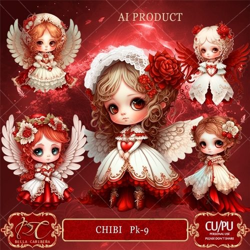 CHIBIS CU/PU PK 9, from Bella Caribeña - CUP1196569_95298 | Craftsuprint