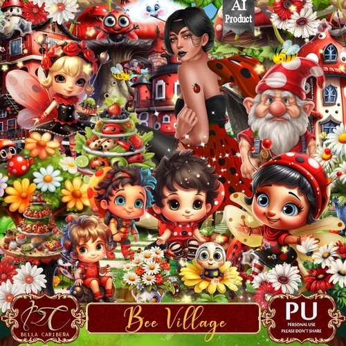 Bee Village, kit from Bella Caribeña - CUP1219515_95298 | Craftsuprint