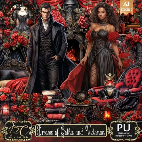 Dreams of Gothic and Victorian, kit from Bella Caribeña - CUP1226750 ...