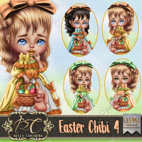 Easter Chibi 4 - CUP958331_95298 | Craftsuprint