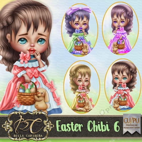Easter Chibi 6 - CUP958335_95298 | Craftsuprint
