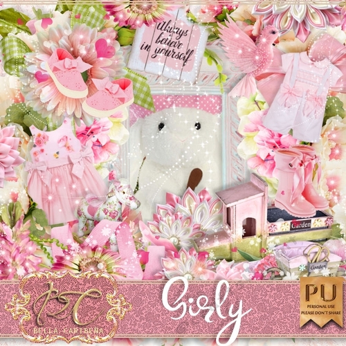 Girly, kit from Bella Caribena - CUP986504_95298 | Craftsuprint