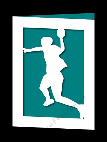 HANDBALL CARD - CUP1025372_1051 | Craftsuprint